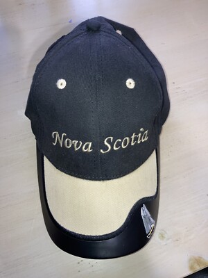 NICE HAT Cap Nova Scotia Embroidered Bluenose and Canada Polyester Flag ...
