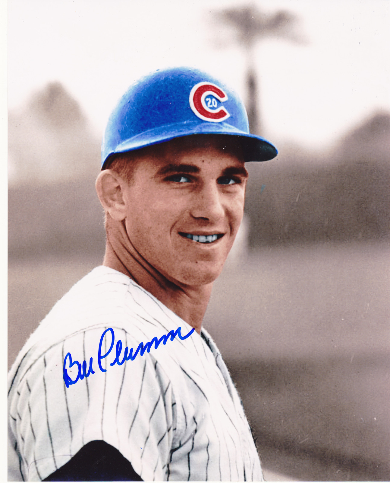 BILL PLUMMER CHICAGO CUBS ACTION SIGNED 8x10 | eBay
