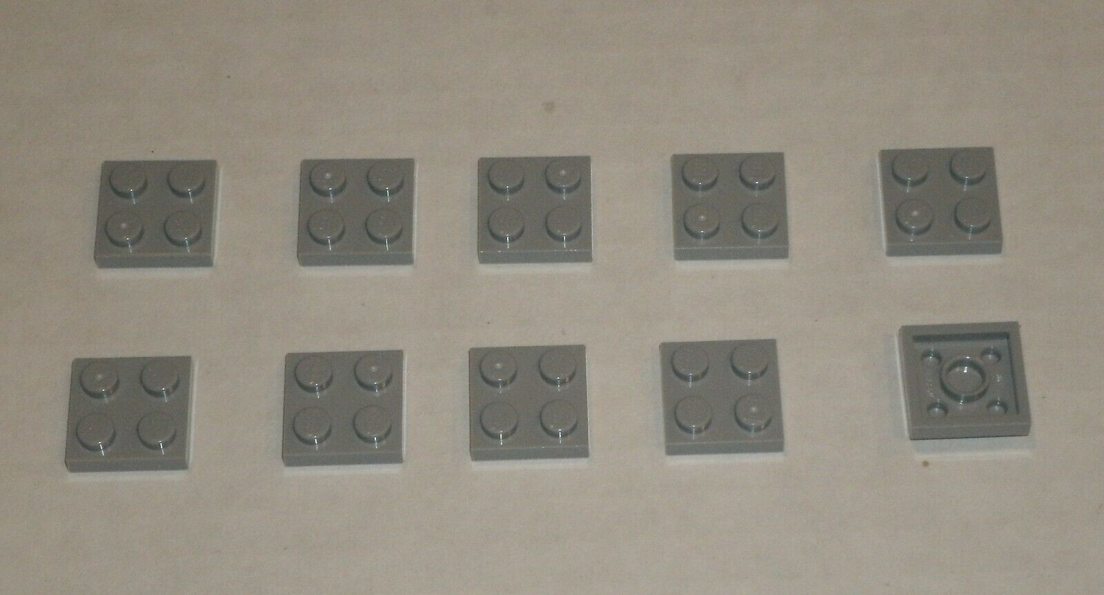 LEGO NEW 2x2 Light Bluish Grey Plate (10x) 4211397 Brick 3022 | eBay