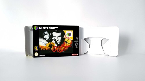 Goldeneye 007 UKV PAL N64 Handmade Empty replacement Box & Tray | eBay