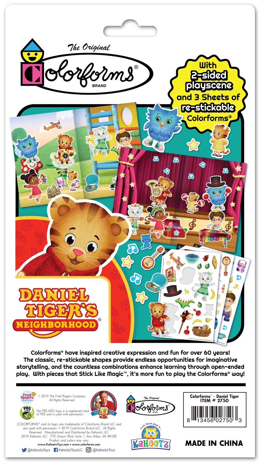Colorforms(R) Travel Play Set Daniel Tiger | eBay