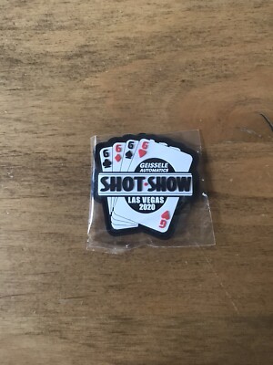 Geissele Automatic 2020 Shot Show Vegas Promo PVC Morale Patch New In ...