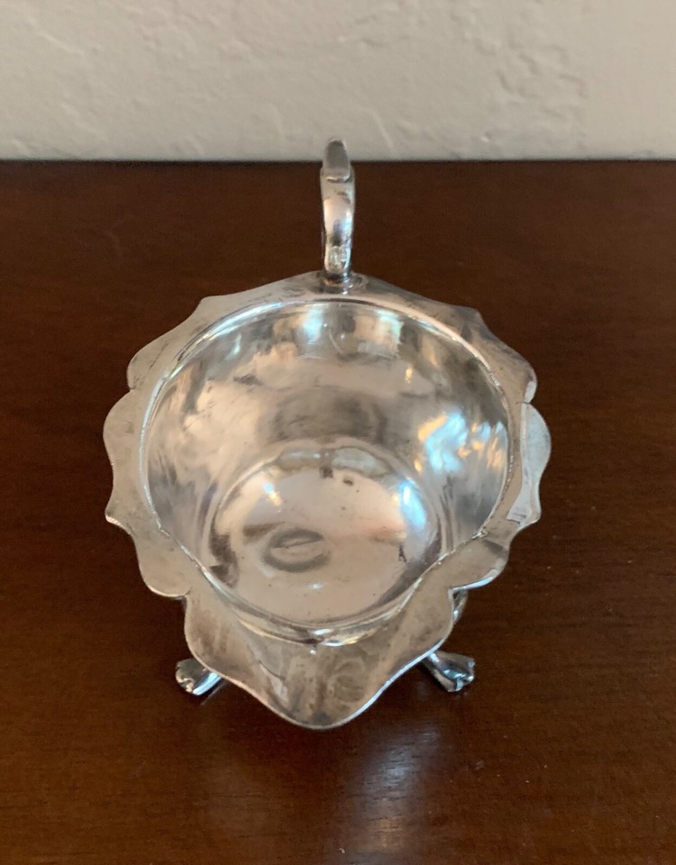 Beautiful Vintage EPBM Silver Plated Footed Creamer 428 with ID Marks ...