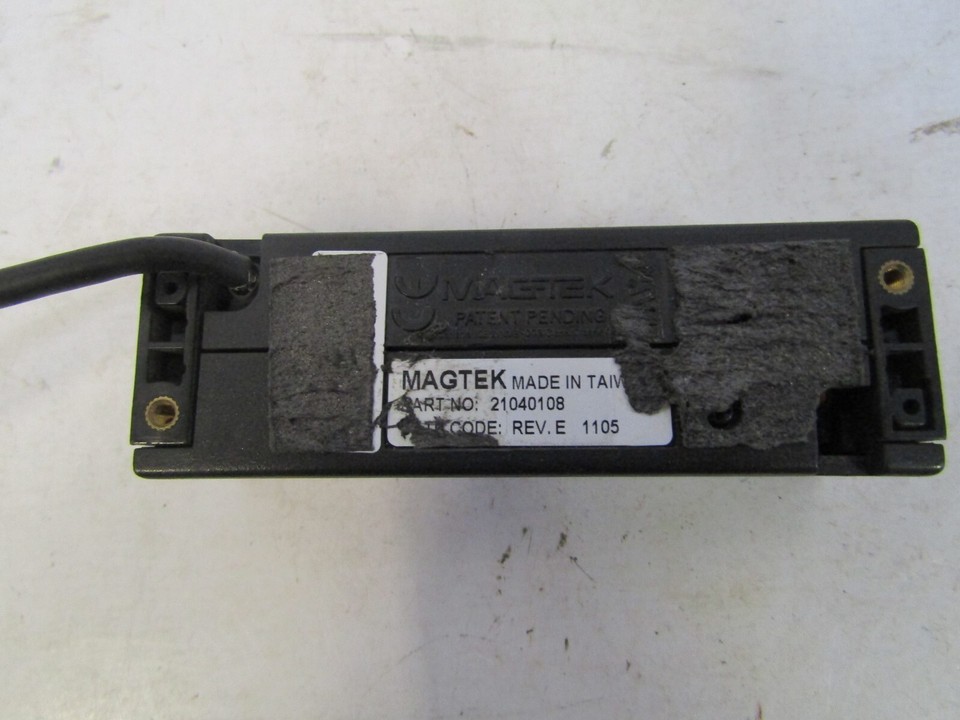 MagTek Credit Card Reader 21040108 Black Swipe Payment Tool USB Track ...