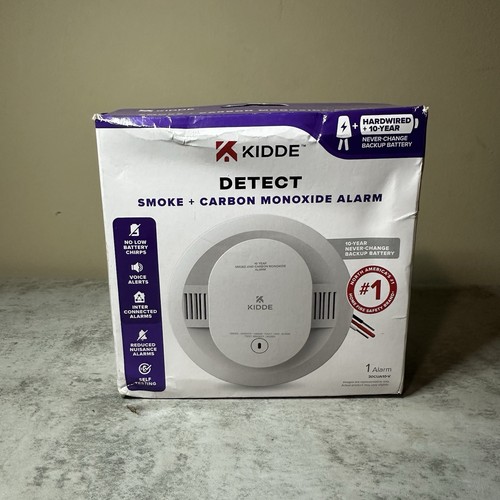 Kidde 30CUA10-V Detect Smoke + Carbon Monoxide Alarm Hardwired. New in ...