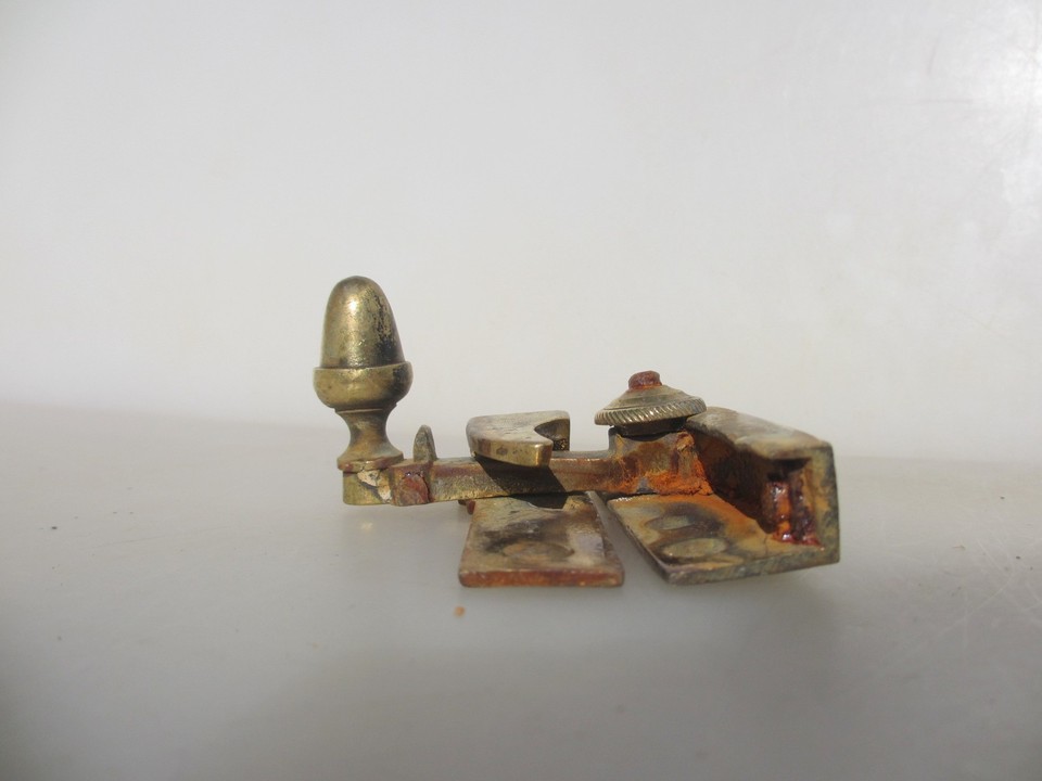 Victorian Brass Sash Window Latch Lock Fastener Catch Old Handle ...