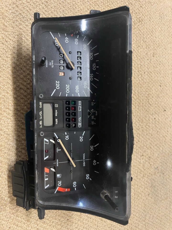 Vw Volkswagen Golf Mk1 GTI Campaign edition Clocks Cluster instrument ...