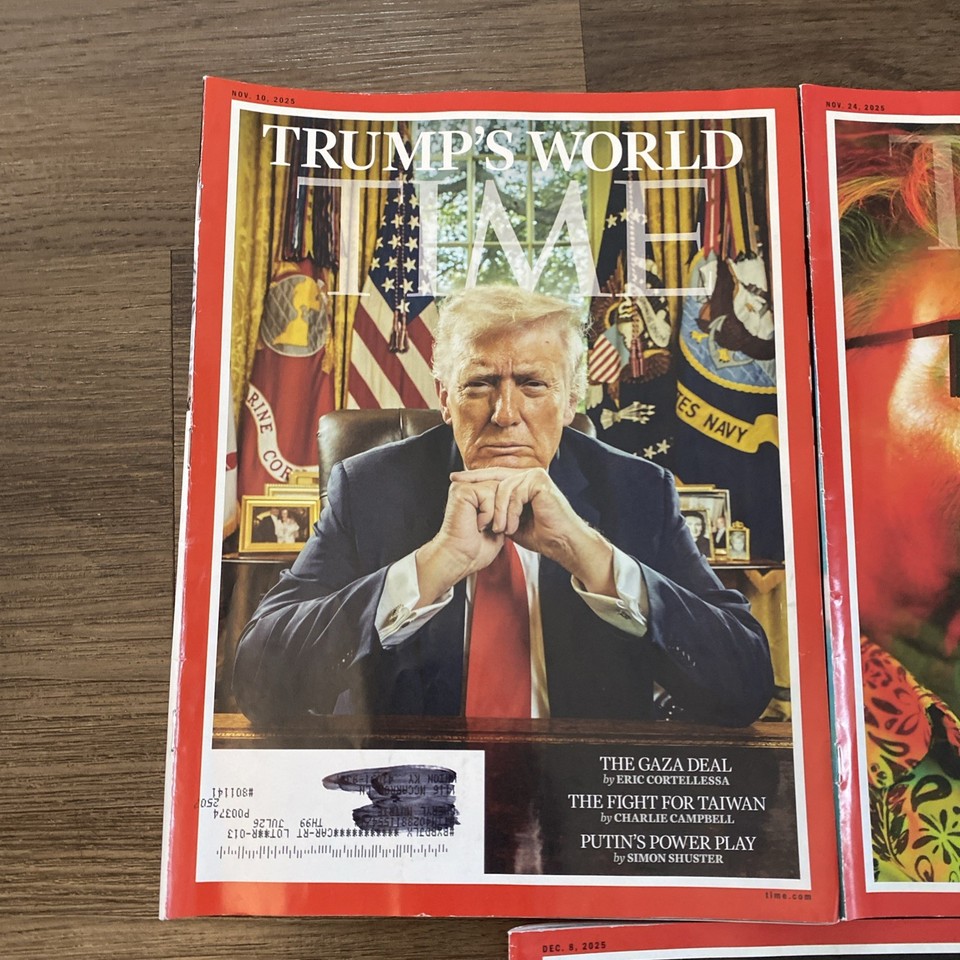 Time Magazine Lot Of 3 - Nov - Dec 2025 - See Details | eBay