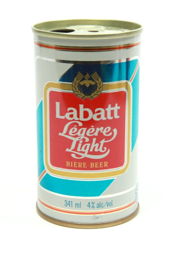 Labatt Light Beer 341ml Opened Can - Empty | eBay