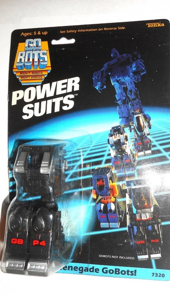 GOBOTS go bots vintage 1985 RENEGADE ARMOR POWER SUITS Suit GB P4 moc ...