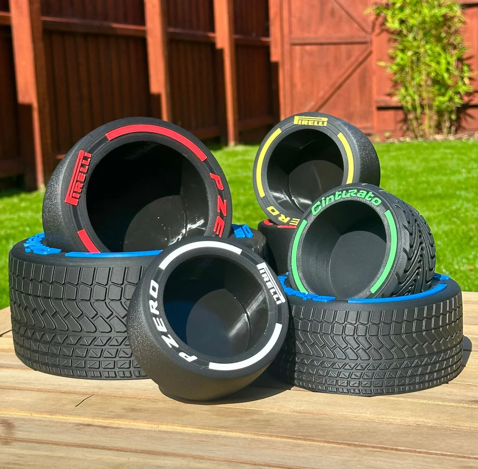 F1 Tyre Pot - Plant Pot - Formula 1 Decor - Car - Racing Fan Gift- F1 ...