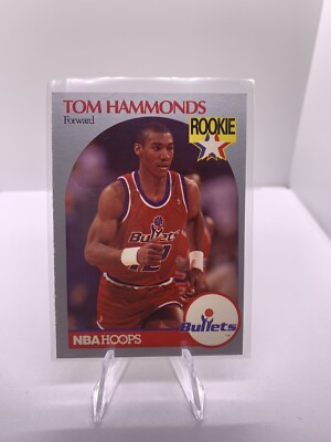 1990-91 NBA Hoops Tom Hammonds #298 Rookie Star Basketball Card | eBay