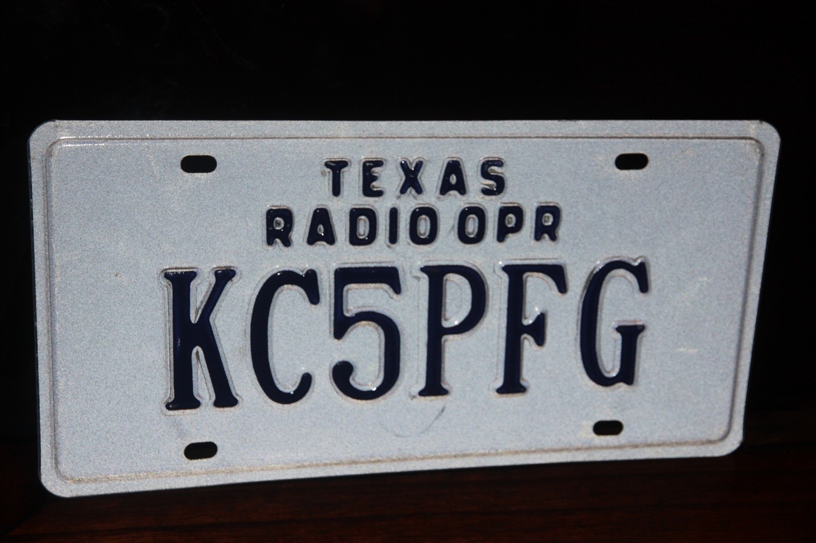 UNDATED TEX License Plate *** RADIO OPR *** Ham Radio Operator | eBay