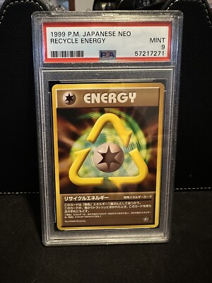 1999 Pokemon Japanese Neo Recycle Energy PSA 9 Card MINT! Non Holo | eBay