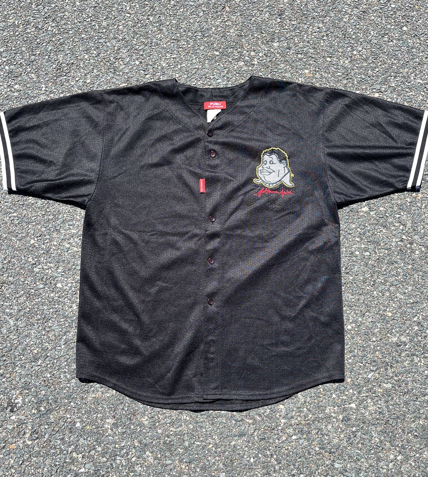 Vintage FUBU Platinum 90s Fat Albert Rap Full Button … - Gem