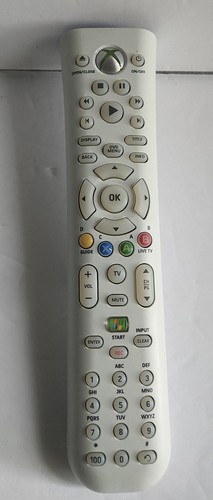 Microsoft Xbox 360 Universal Media Remote Control OEM Original. White ...