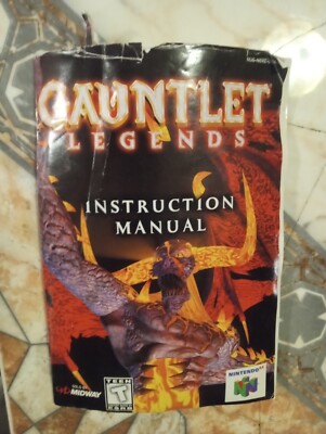 Gauntlet Legends N64 Manual | eBay