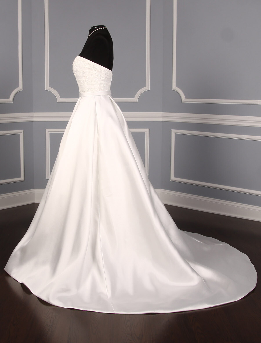 Anne Barge Cloister Lace White Wedding Dress Blue Willow Bride ...