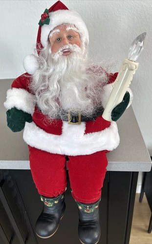 Vintage HOLIDAY CREATIONS Talk To Santa 1999 Over 32 Different Sayings ...