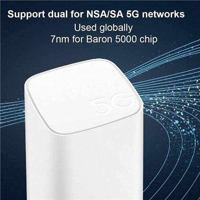 3 NETWORK HUAWEI H112-370 5G WIFI 6 ROUTER 2.3GBPS HOME OFFICE RJ11 TEL ...