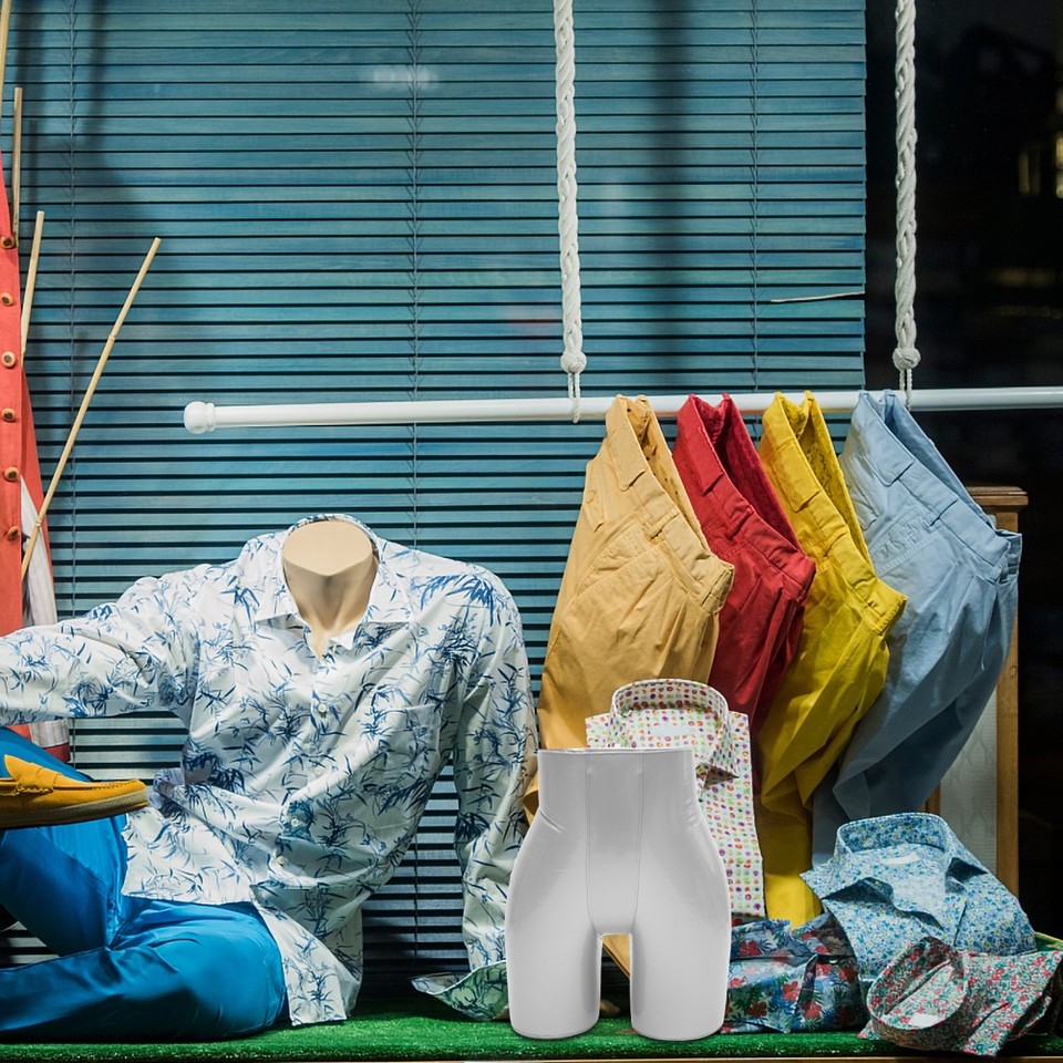 Inflatable Mannequin Half Body Model Fashion for Sewing Cloth Form ...