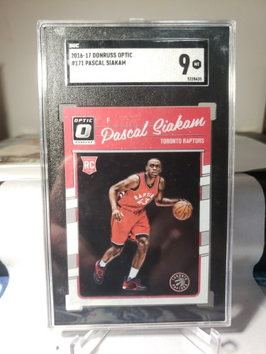 SGC 9 MINT 2016-17 PANINI DONRUSS OPTIC ROOKIE CARD PASCAL SIAKAM NO ...