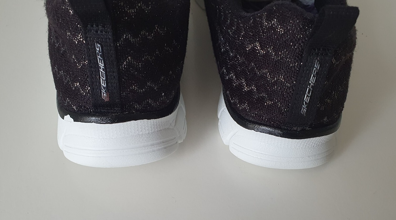 SKECHERS+EZ+Fle.0+-+Estrella+23412+ladies+Black+Glitter+Fashion ...