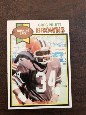 1979 TOPPS GREG PRUITT #455 CLEVELAND BROWNS FOOTBALL CARD | eBay