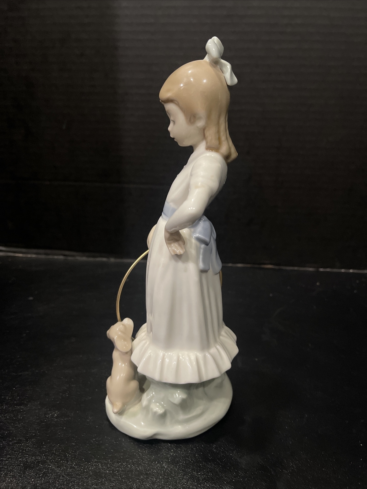 Vintage Llardo Figurine Young Girl Training Her Dog Made in 1983 ...