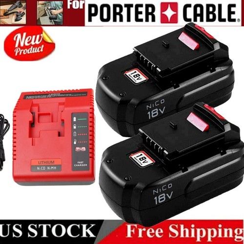 PC18B For Porter Cable 18V 4.5Ah Battery / Charger 18 Volt PC1801D ...