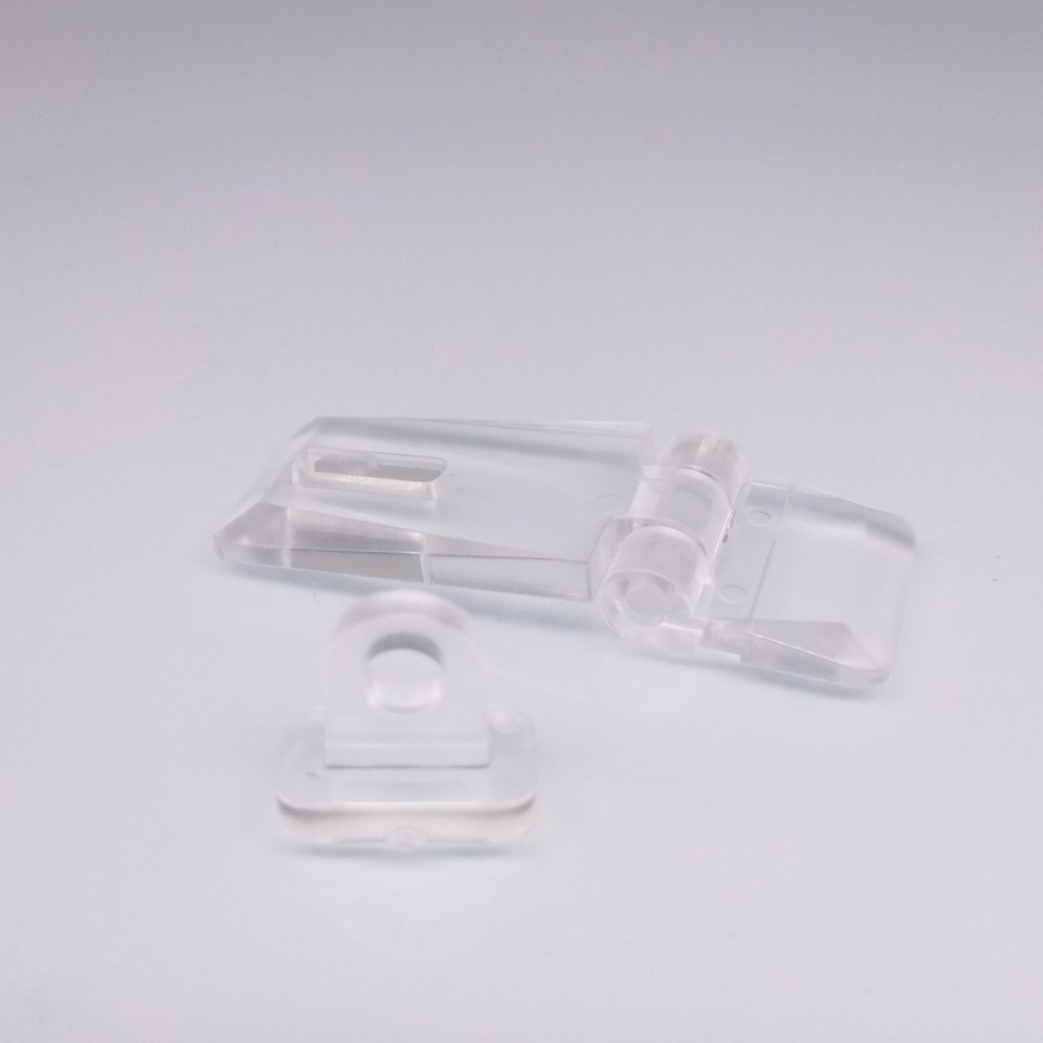 6pcs clear acrylic PMMA Plastic Mount Position Hasp Latch 30mm*16mm | eBay