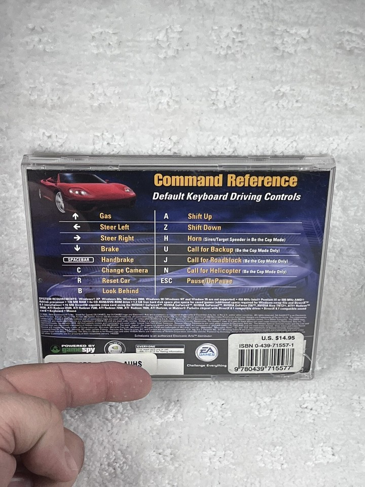 Need for Speed: Hot Pursuit 2 (PC, 2002) CD-ROM Jewel Case Windows ...