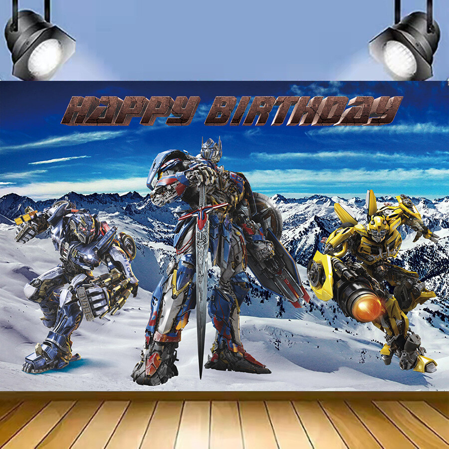 Transformers Birthday Background Transformer Birthday