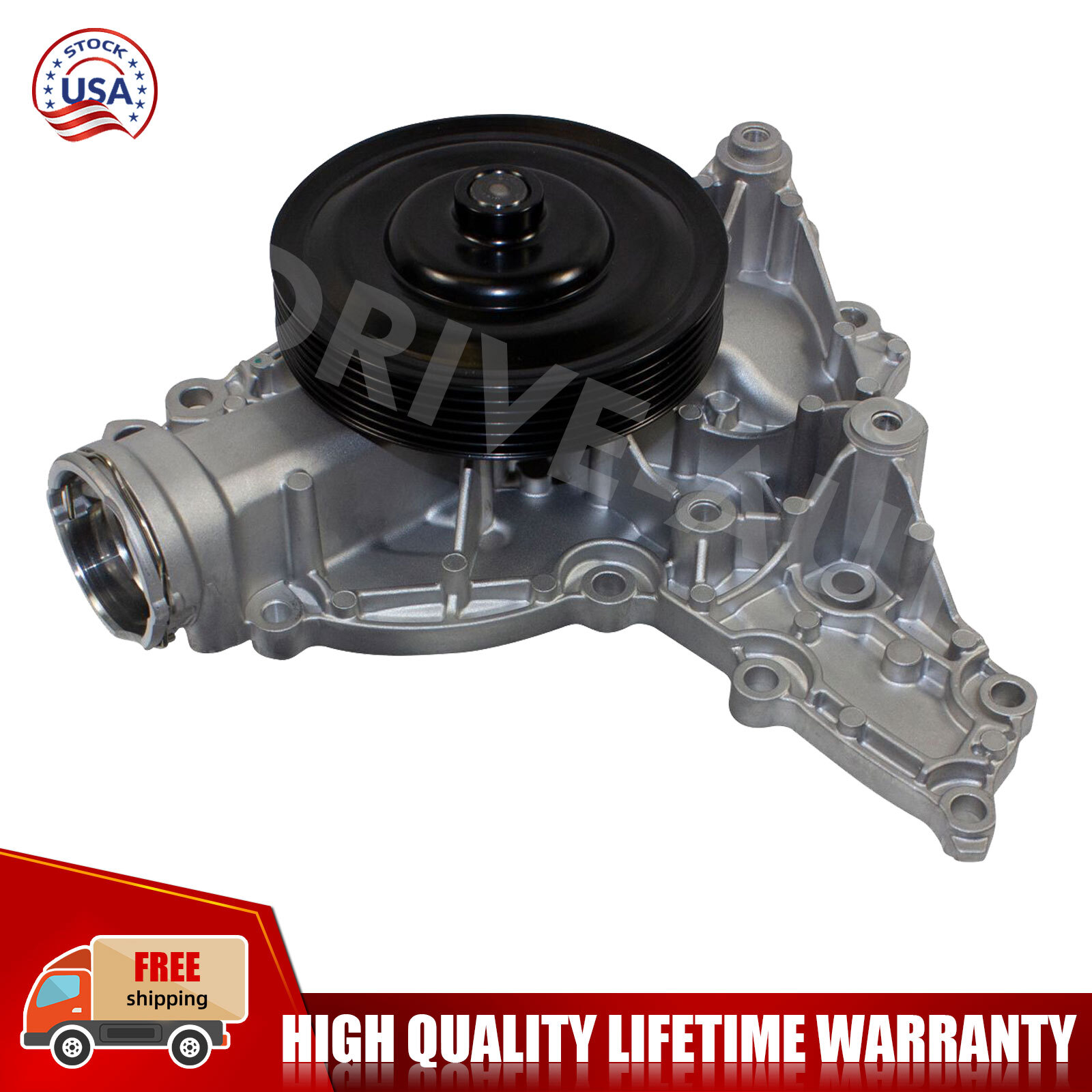 Water Pump Fit 07-15 Mercedes Benz CL550 CLK550 E550 G550 GL450 GL550 ...
