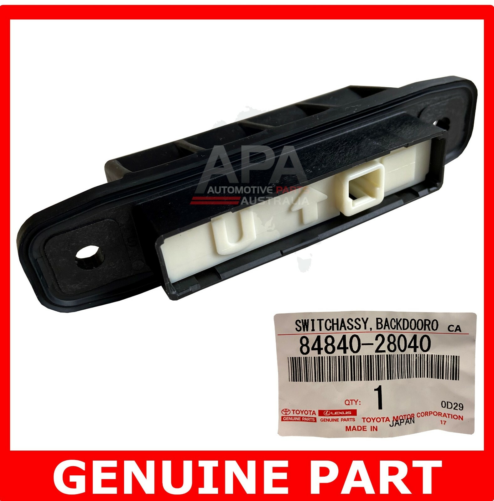 GENUINE Toyota LandCruiser 200 Series VDJ200 Back Door Trunk Lift Gate ...
