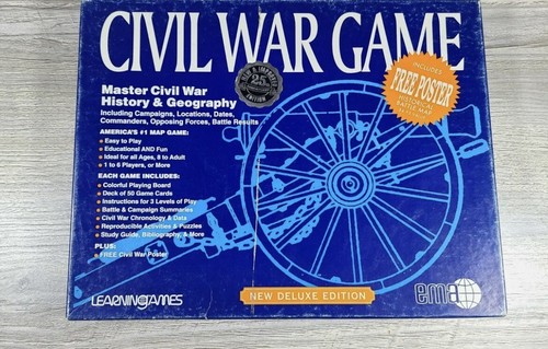Civil War Board Board Game Learning Game Ema Educational History ...