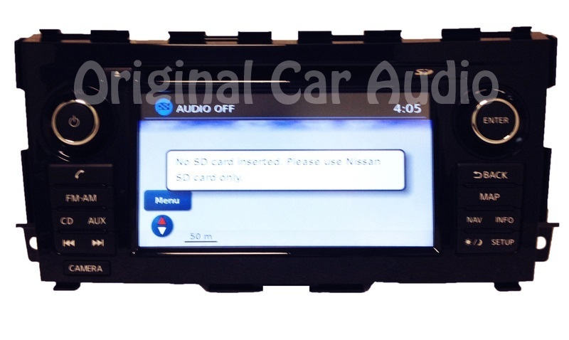 2013 - 2015 Nissan Altima OEM Radio GPS Navigation MP3 AUX CD Player ...