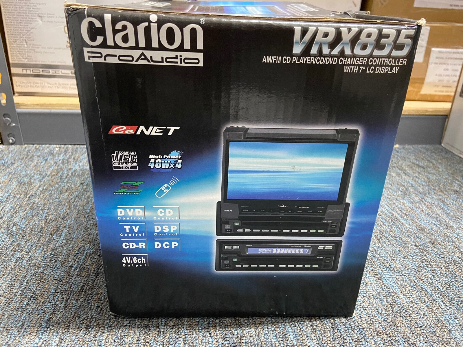 CLARION PROAUDIO VRX835 CD RECEIVER WITH MONITOR *CLASSIC* | eBay