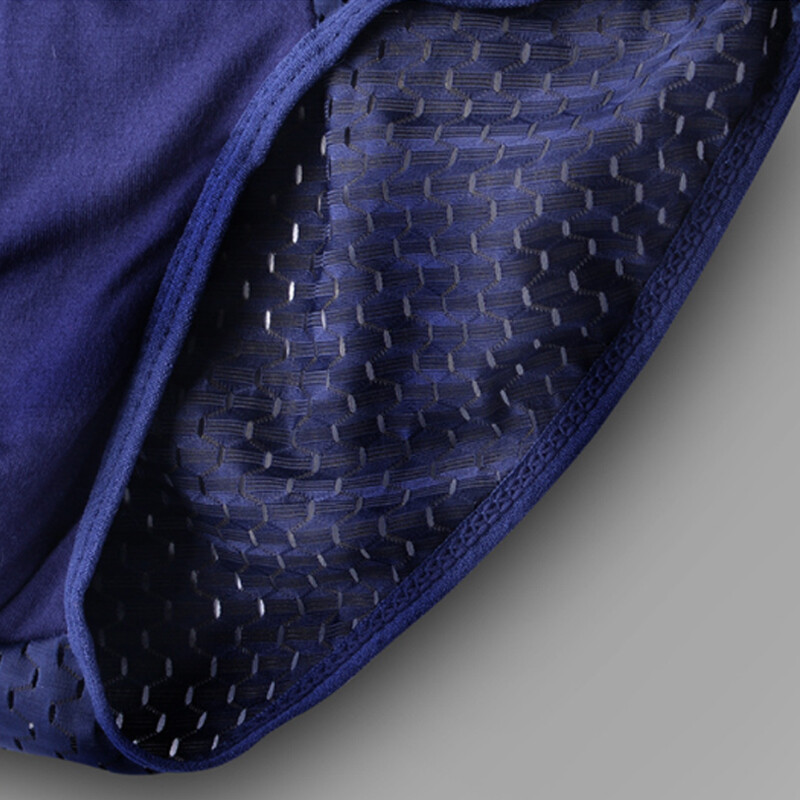 Sexy Boxer Briefs Pouch Ice Silk Underwear Mesh Men's Panties Thong ...