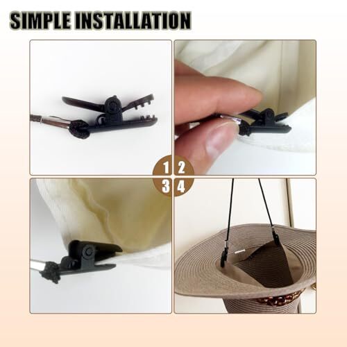 Hat Strap 2PCS, Adjustable with Clips, Very Suitable for Outdoor ...