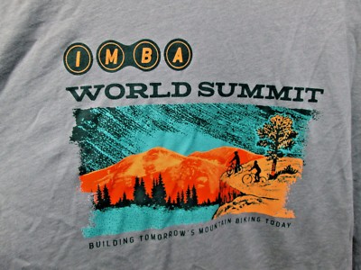 New IMBA Cycling MTB long sleeved t-shirt Men's S 2016 world summit Mt ...