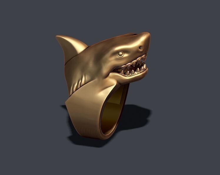 shark ring, gold shark ring, silver shark ring | eBay