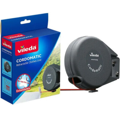 Vileda Cordomatic Retractable Clothes Indoor & Outdoor Washing Line 15 ...