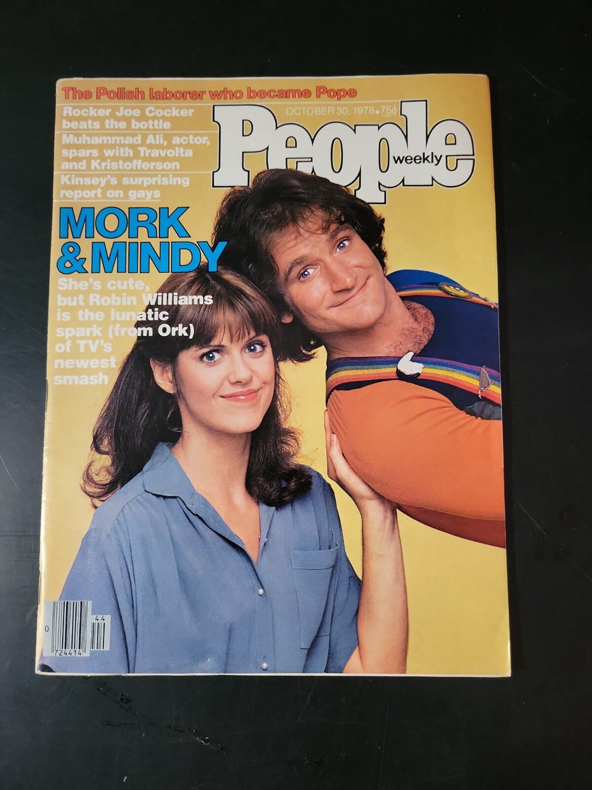 PEOPLE MAG ROBIN WILLIAMS 10/1978 -Screen Used Prop w COA "Paraseeker's ...