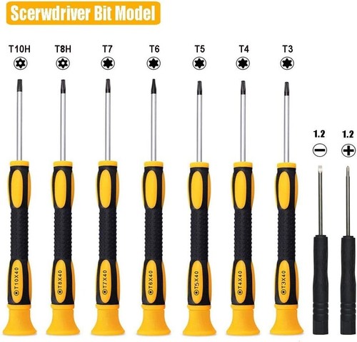 Torx Screwdriver Set with T3 T4 T5 T6 T8 T0 Security Torx screwdriver 5 ...