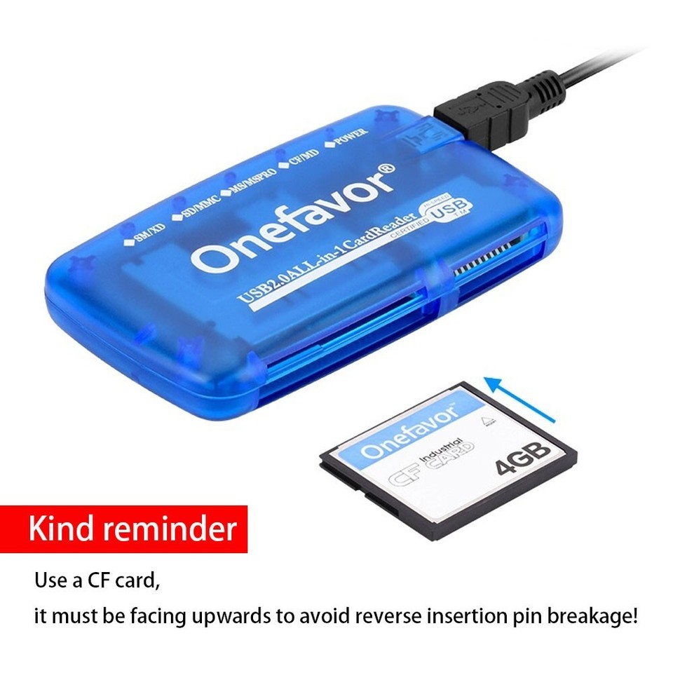 Smartmedia Cards Reader All-In-1 USB Universal Multi Card Adapt For SM ...