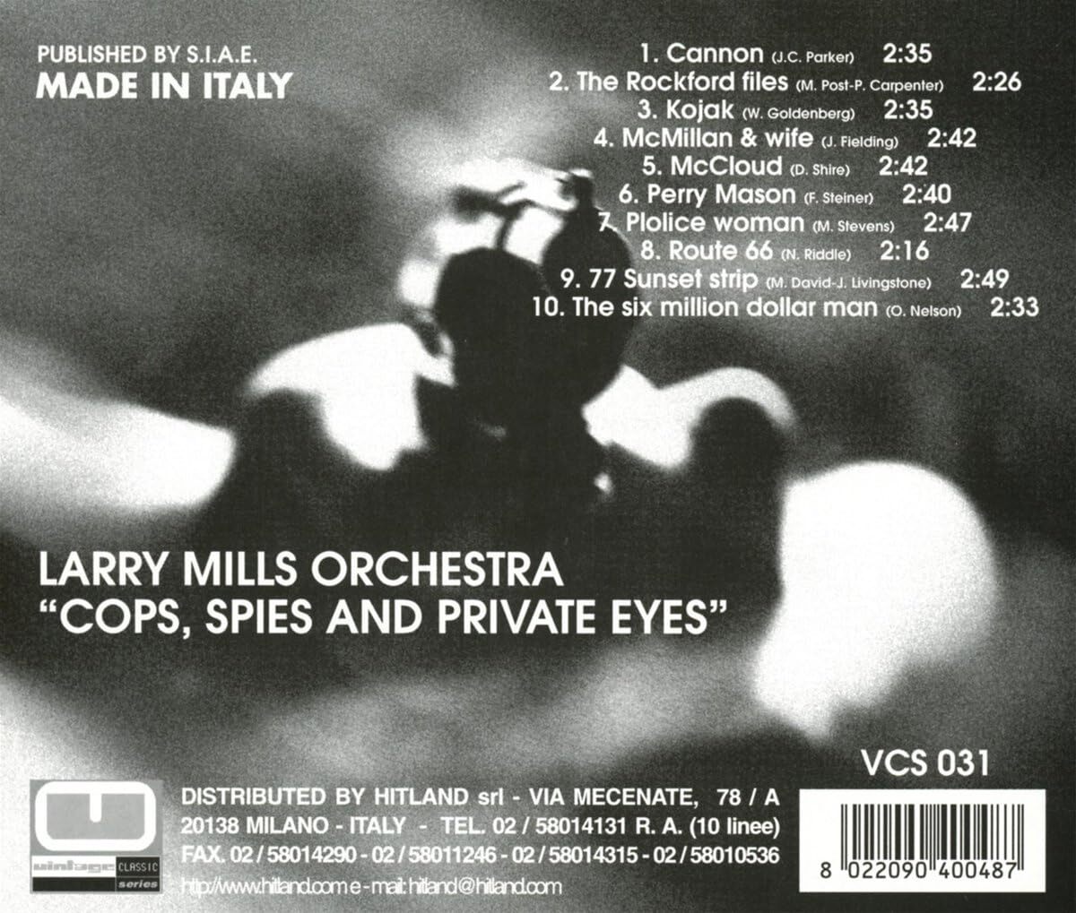 Larry Mills Orchestra Cops, Spies And Private Eyes (CD) (UK IMPORT) | eBay