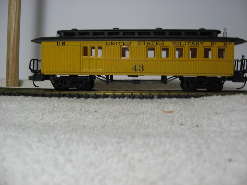 HO scale old time Civil War set of four historically correct yellow ...