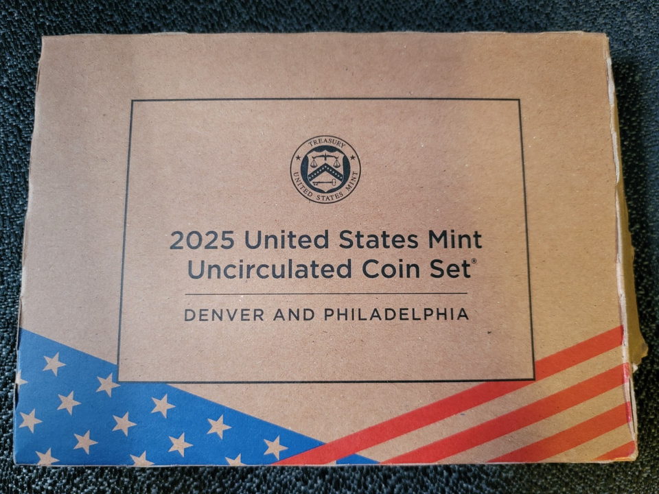 2025 US Mint Uncirculated Mint Set 20 Coin 25RJ Both P,D Sealed Box | eBay