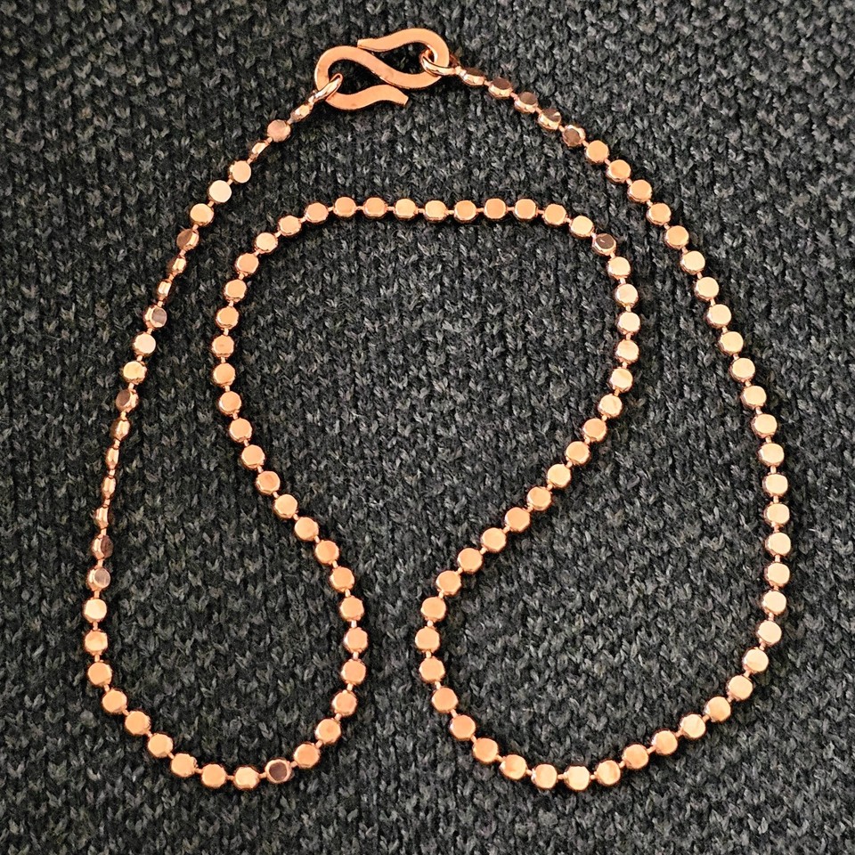 100% Pure Copper Solid Copper Rope Chain necklace UNIQUE SNAKE CHAINS ...